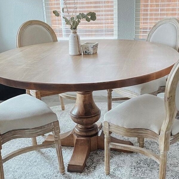 Round Dining Table - Etsy