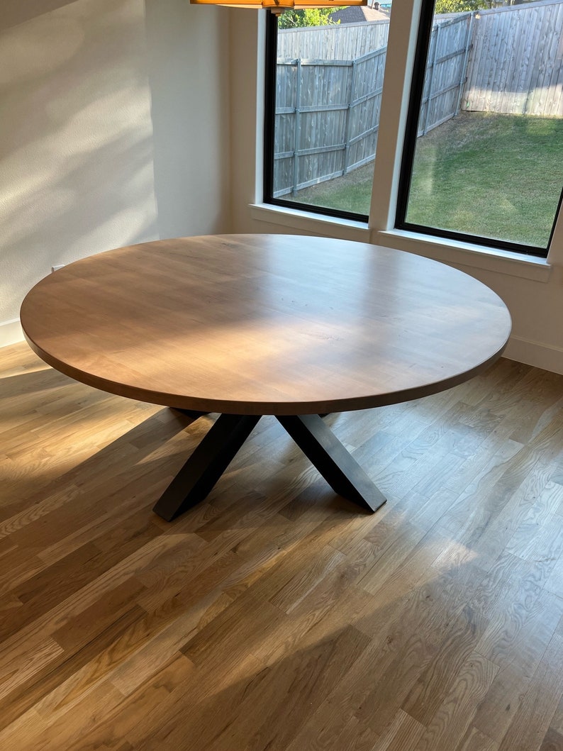 The Spider the Woodhills Modern Round Dining Table - Etsy