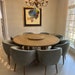 Trapezoid | Round Pedestal Dining Table // 72" // Large Round Dining ...