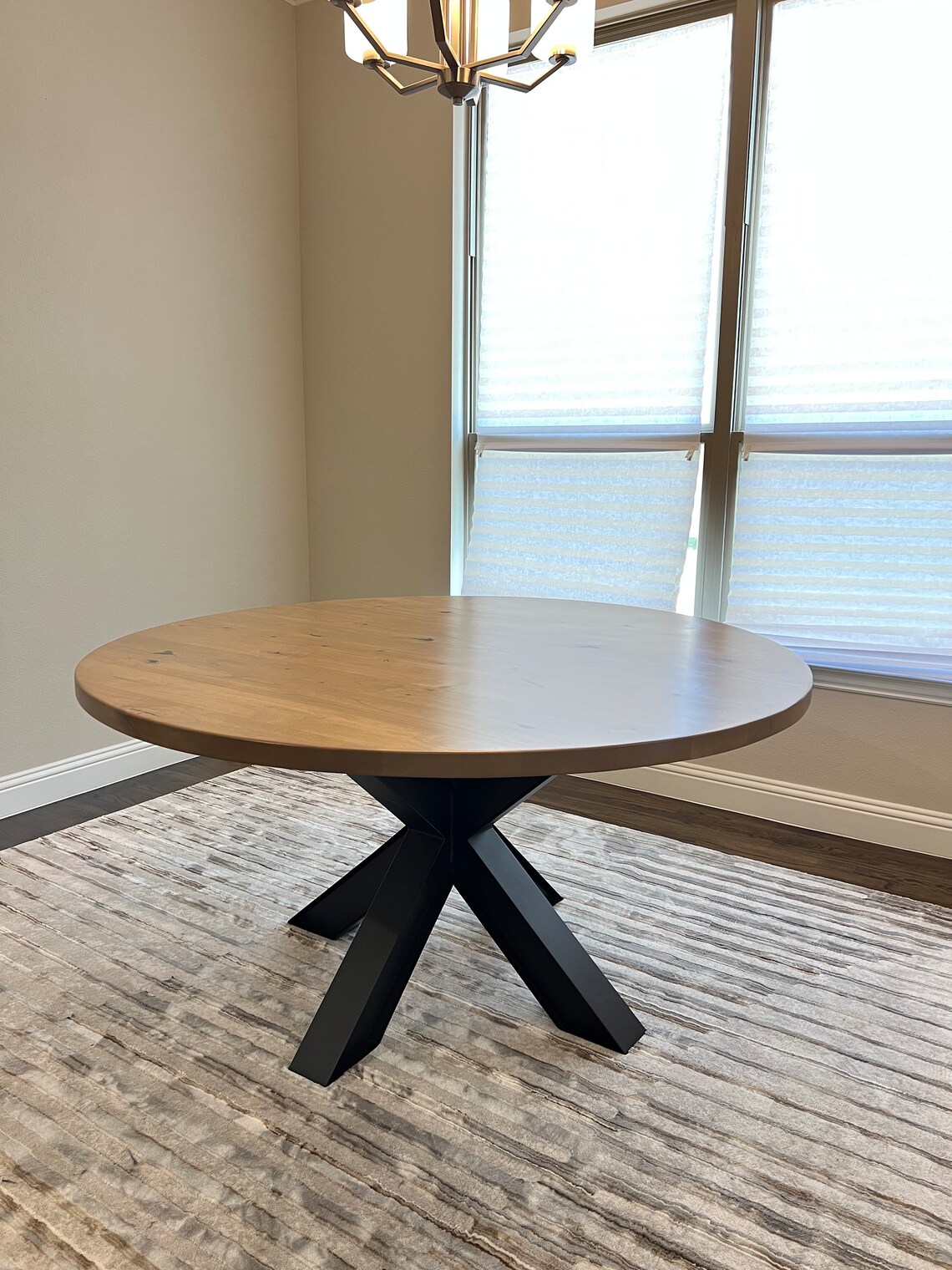 The Spider the Woodhills Modern Round Dining Table - Etsy