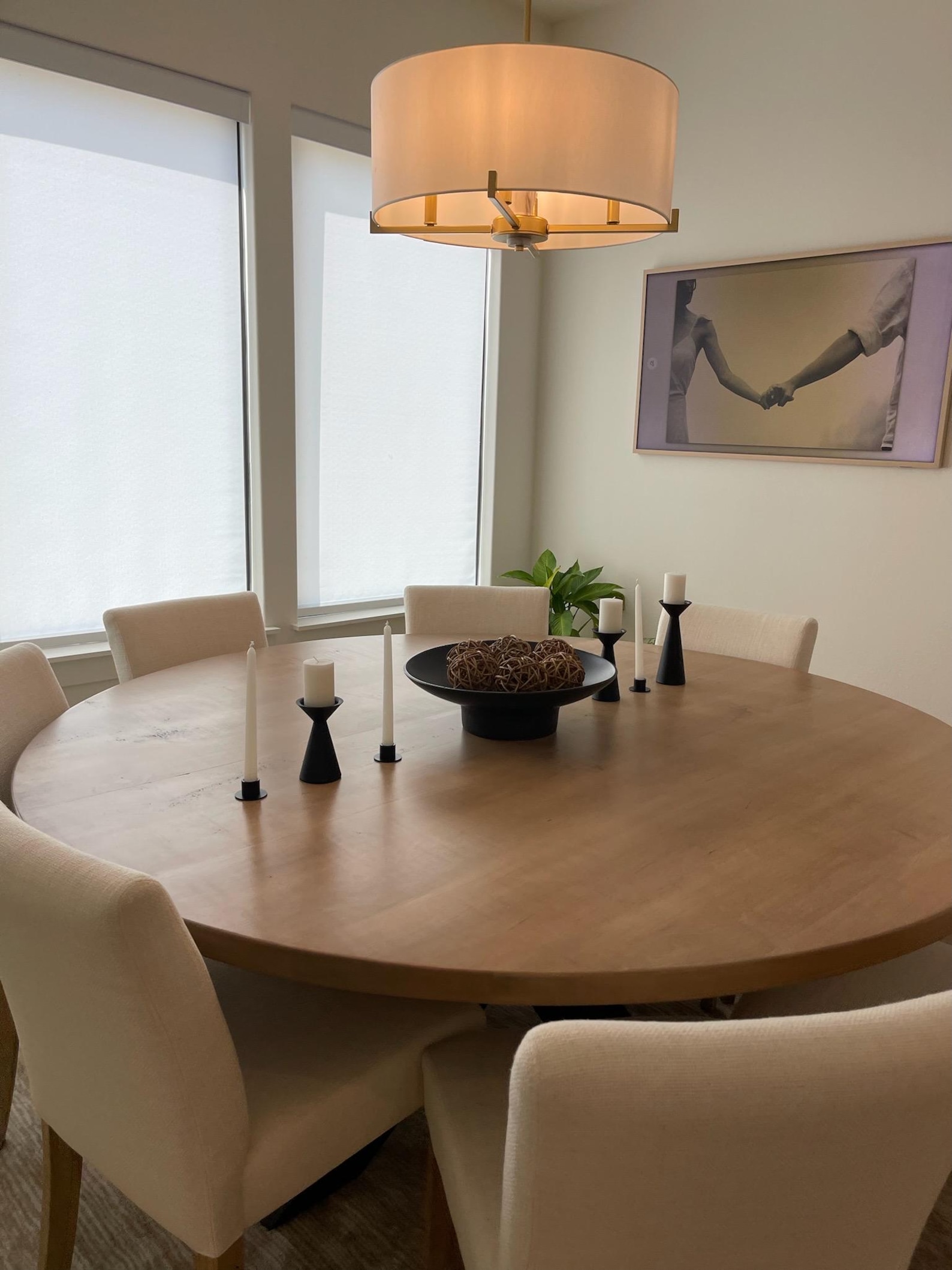 Handcrafted Round Wood Dining Table – Made Just for You – Spider Round ...