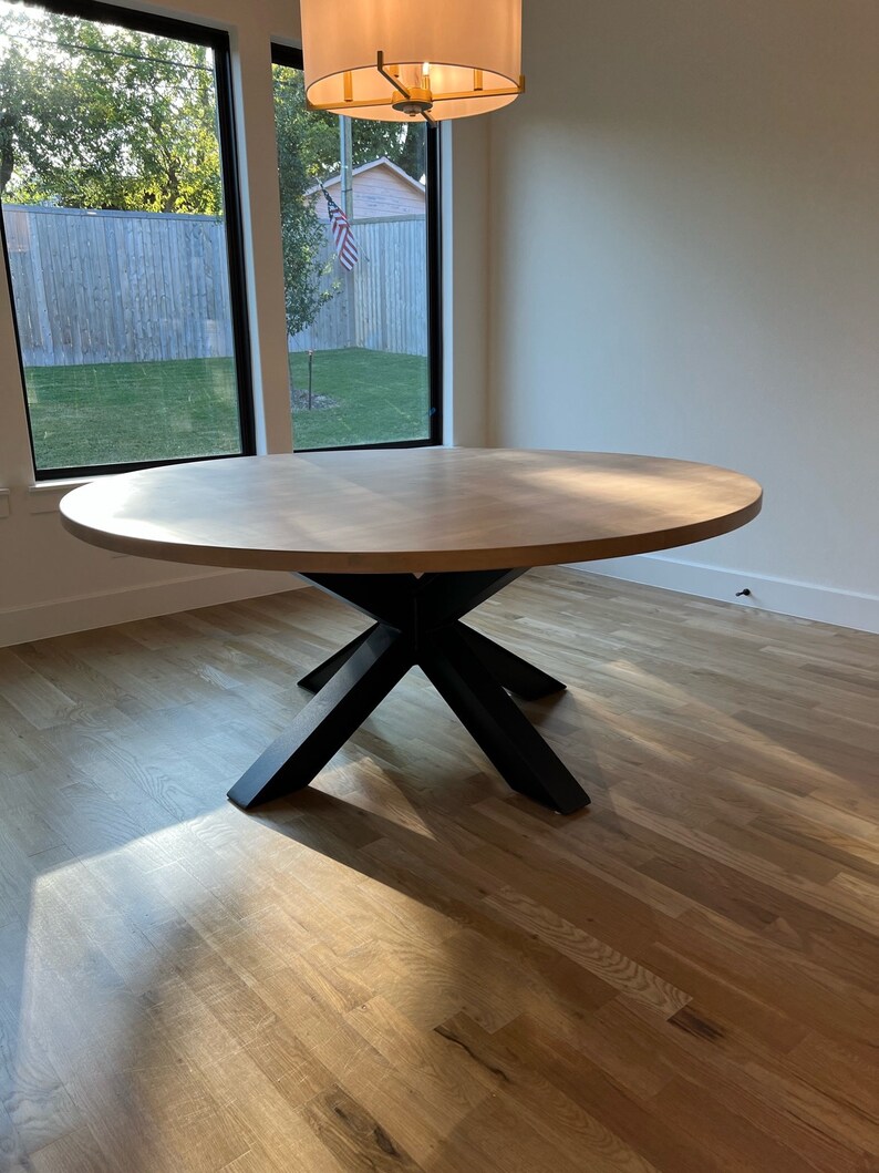 The Spider the Woodhills Modern Round Dining Table - Etsy