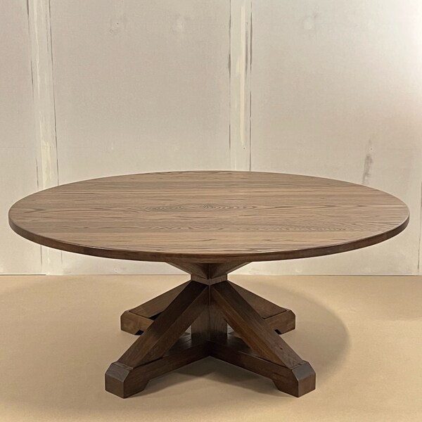 Farmhouse Round Dining Table - Etsy