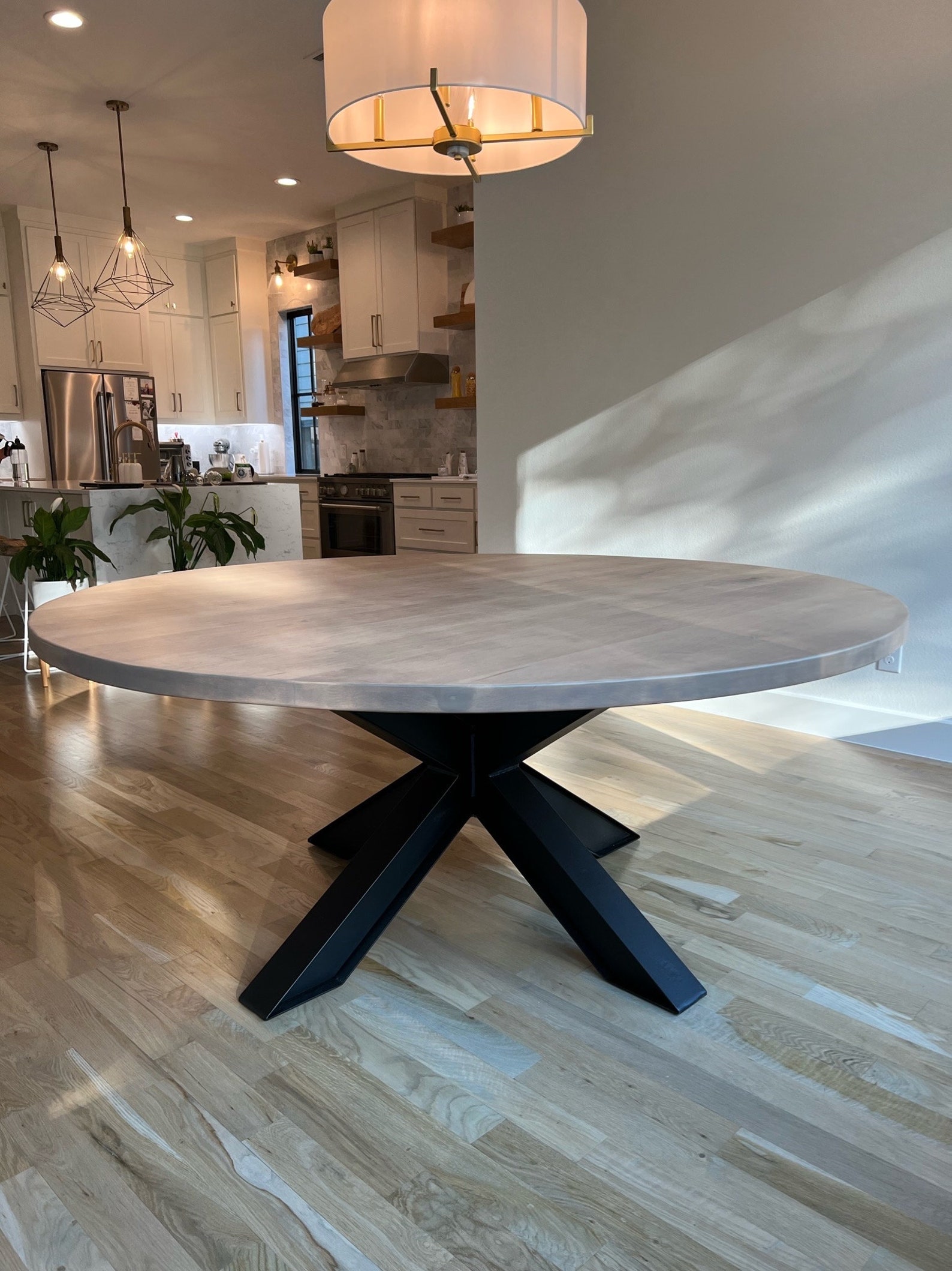 The Spider the Woodhills Modern Round Dining Table - Etsy