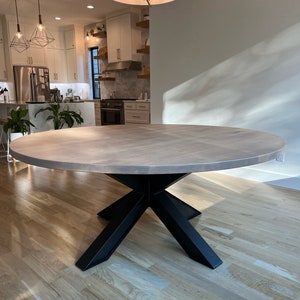 The Spider the Woodhills Modern Round Dining Table - Etsy