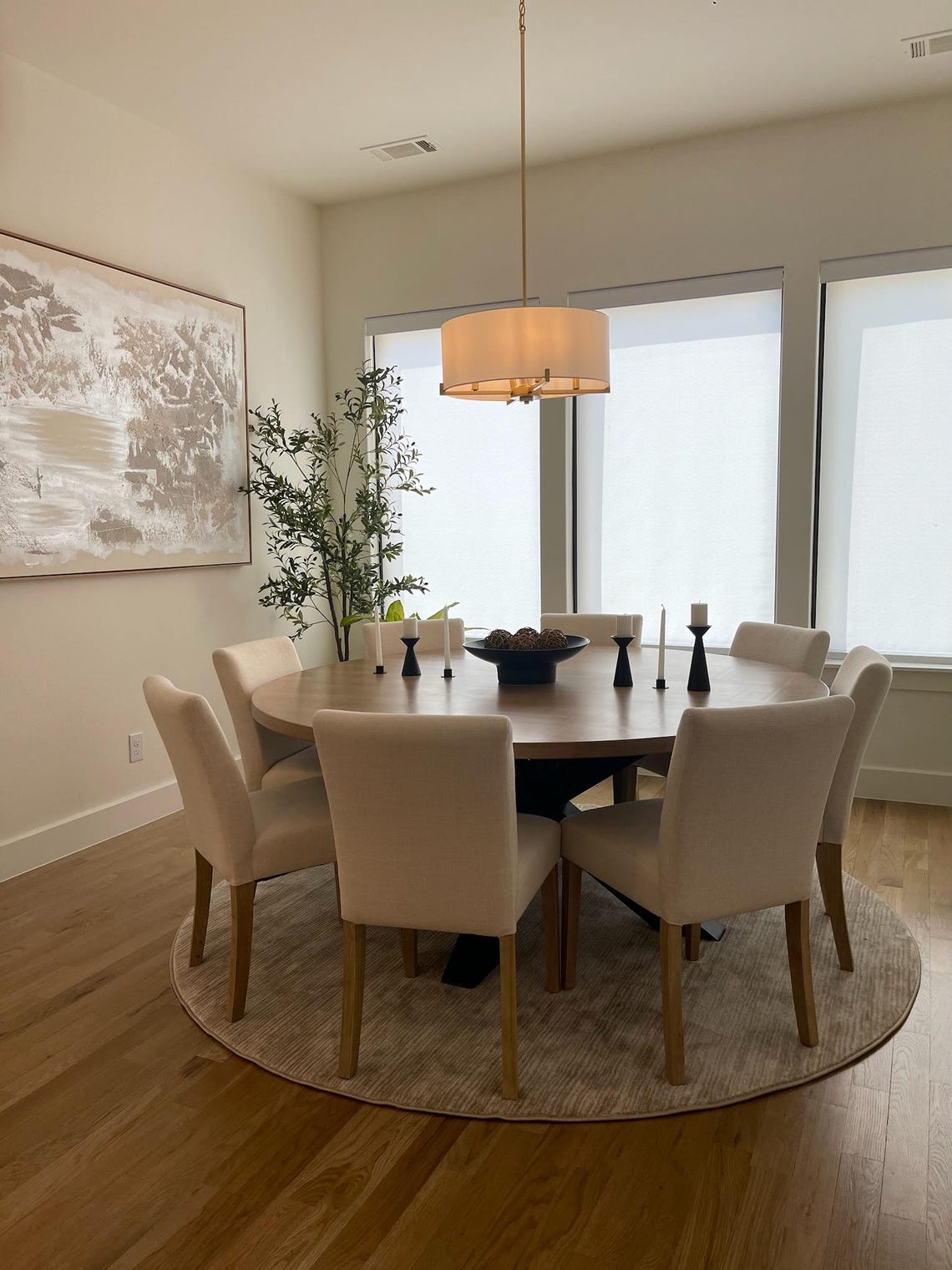 Handcrafted Round Wood Dining Table – Made Just for You – Spider Round ...