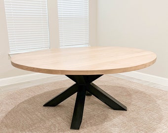 The Spider the Woodhills Modern Round Dining Table - Etsy