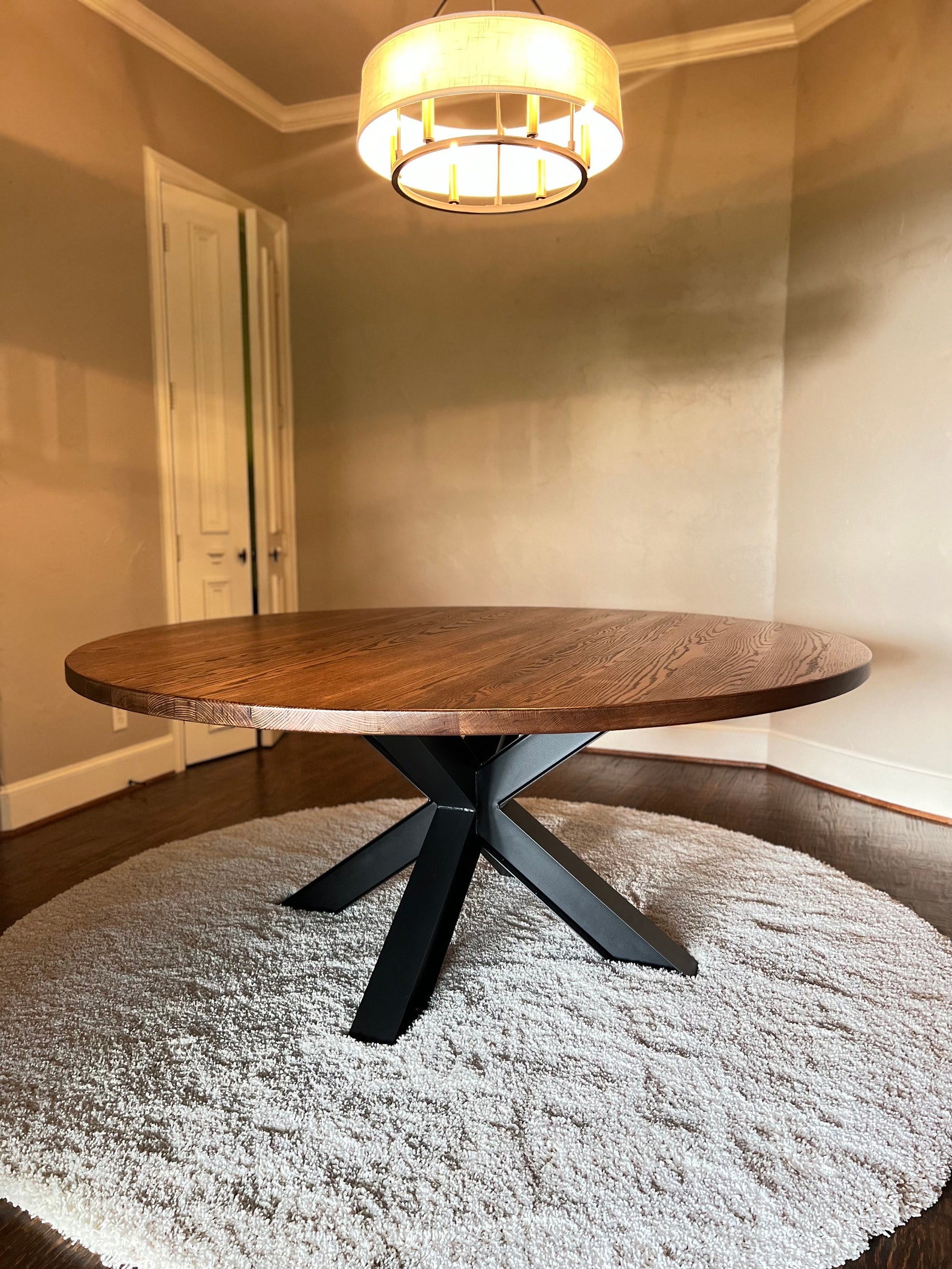 The Spider the Woodhills Modern Round Dining Table - Etsy