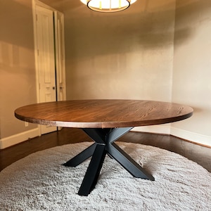 The Spider the Woodhills Modern Round Dining Table - Etsy