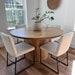 The Cylinder the Woodhills 54 Cylinder Round Dining Table - Etsy