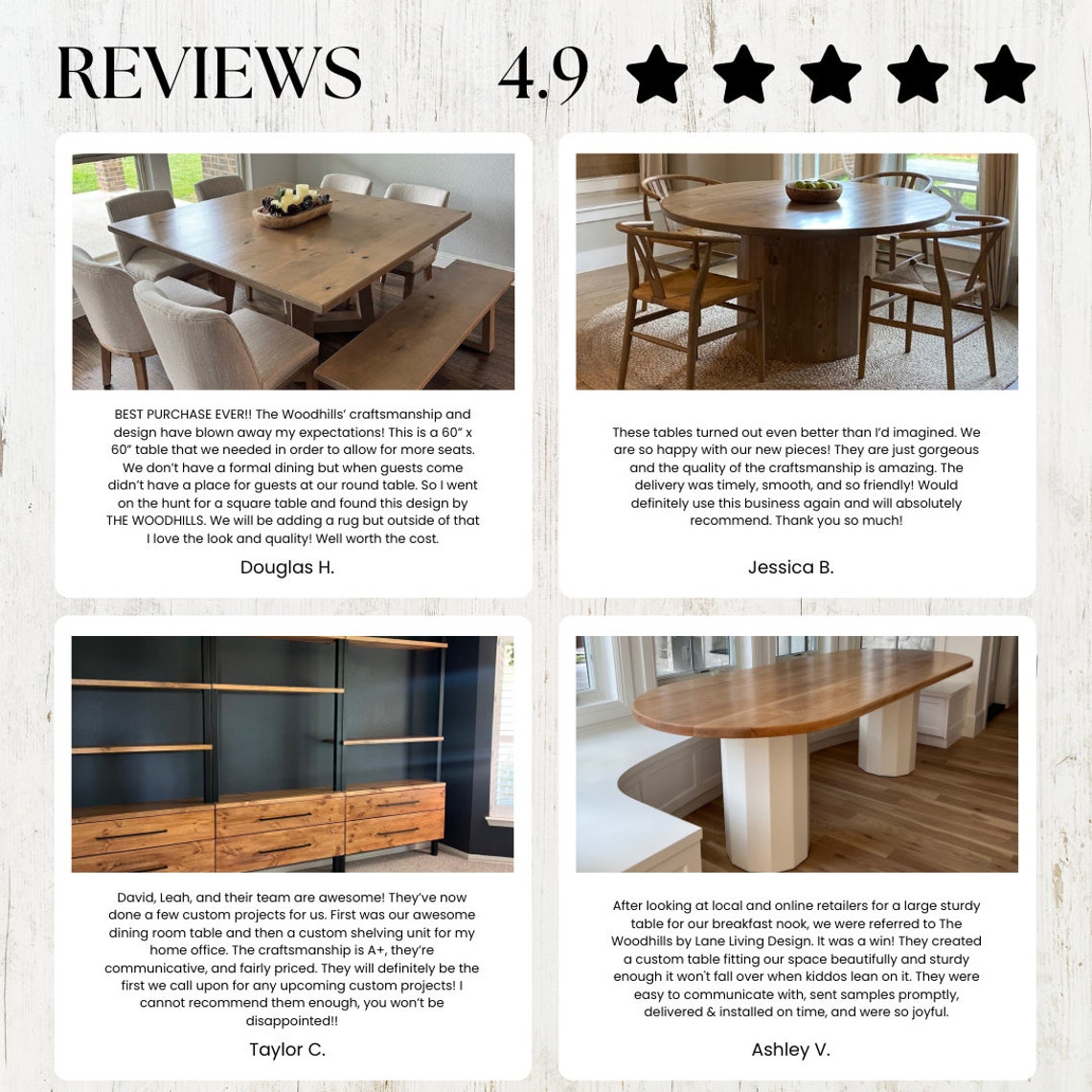 The Spider the Woodhills Knotty Alder Modern Round Dining Table - Etsy