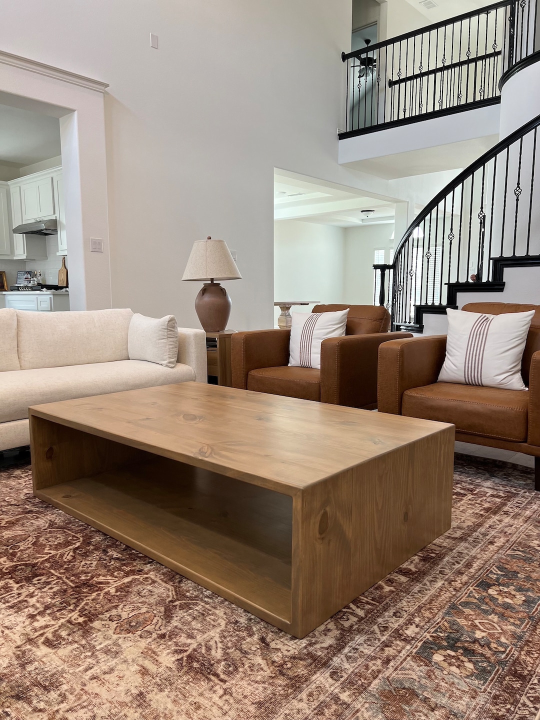 The Woodhills Open Concept Coffee Table, Custom Made, Handmade, Wedding ...