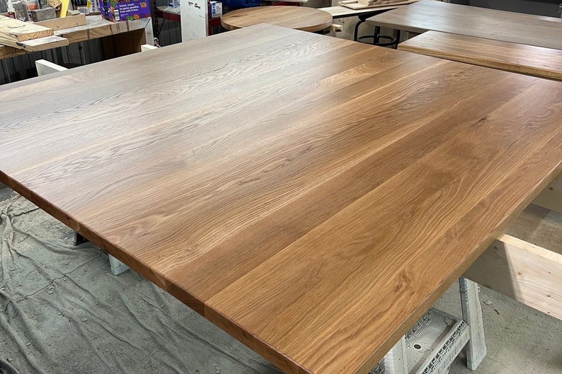 Square Tops the Woodhills White Oak Square Top - Etsy