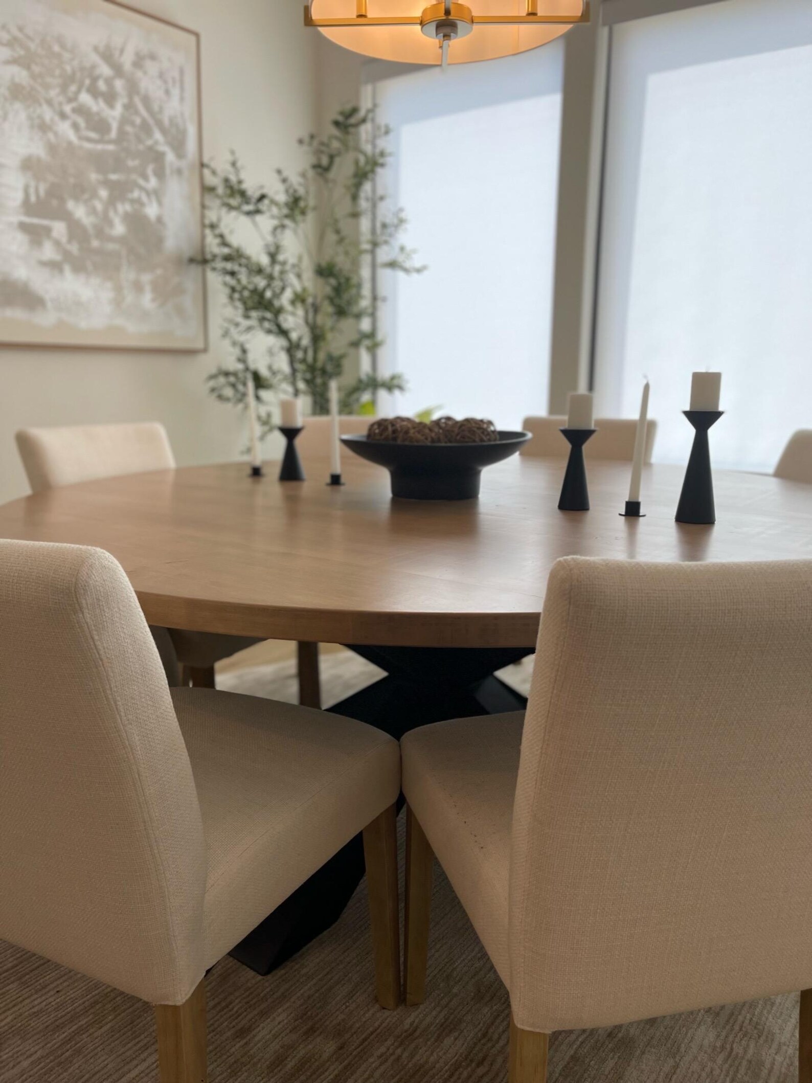 Handcrafted Round Wood Dining Table – Made Just for You – Spider Round ...