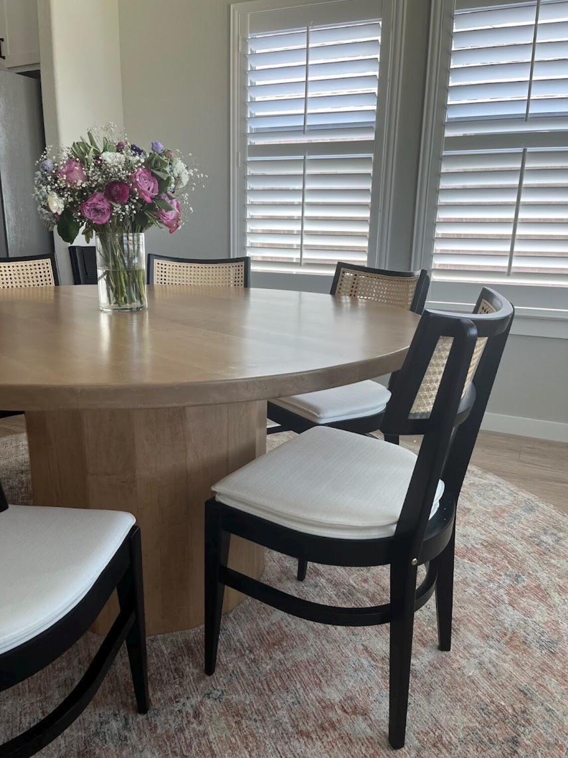 The Cylinder the Woodhills Cylinder Round Dining Table - Etsy