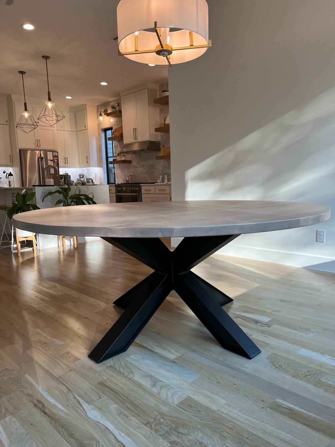 The Spider the Woodhills Modern Round Dining Table - Etsy