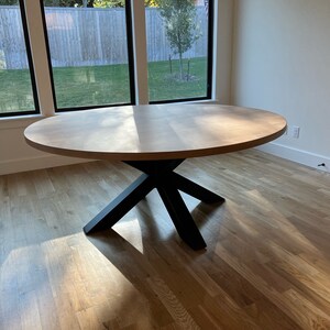 The Spider the Woodhills Modern Round Dining Table - Etsy