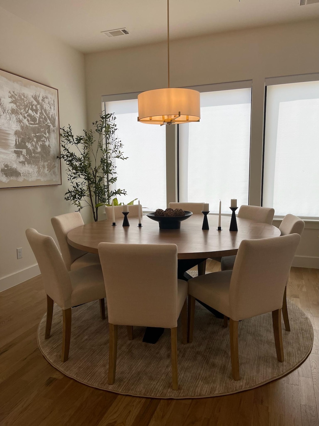 Handcrafted Round Wood Dining Table – Made Just for You – Spider Round ...