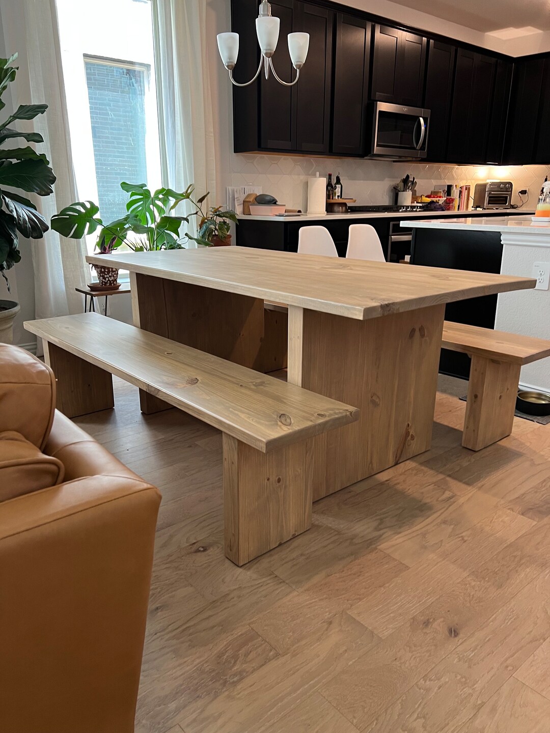 6 Modern Dining Table Customizable, Large Dining Table, Kitchen Table ...