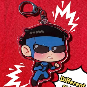 Invincible Epoxy Acrylic Chibi Keychains TV Comic Show - Etsy