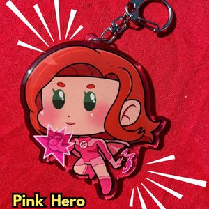 Invincible Epoxy Acrylic Chibi Keychains TV Comic Show - Etsy
