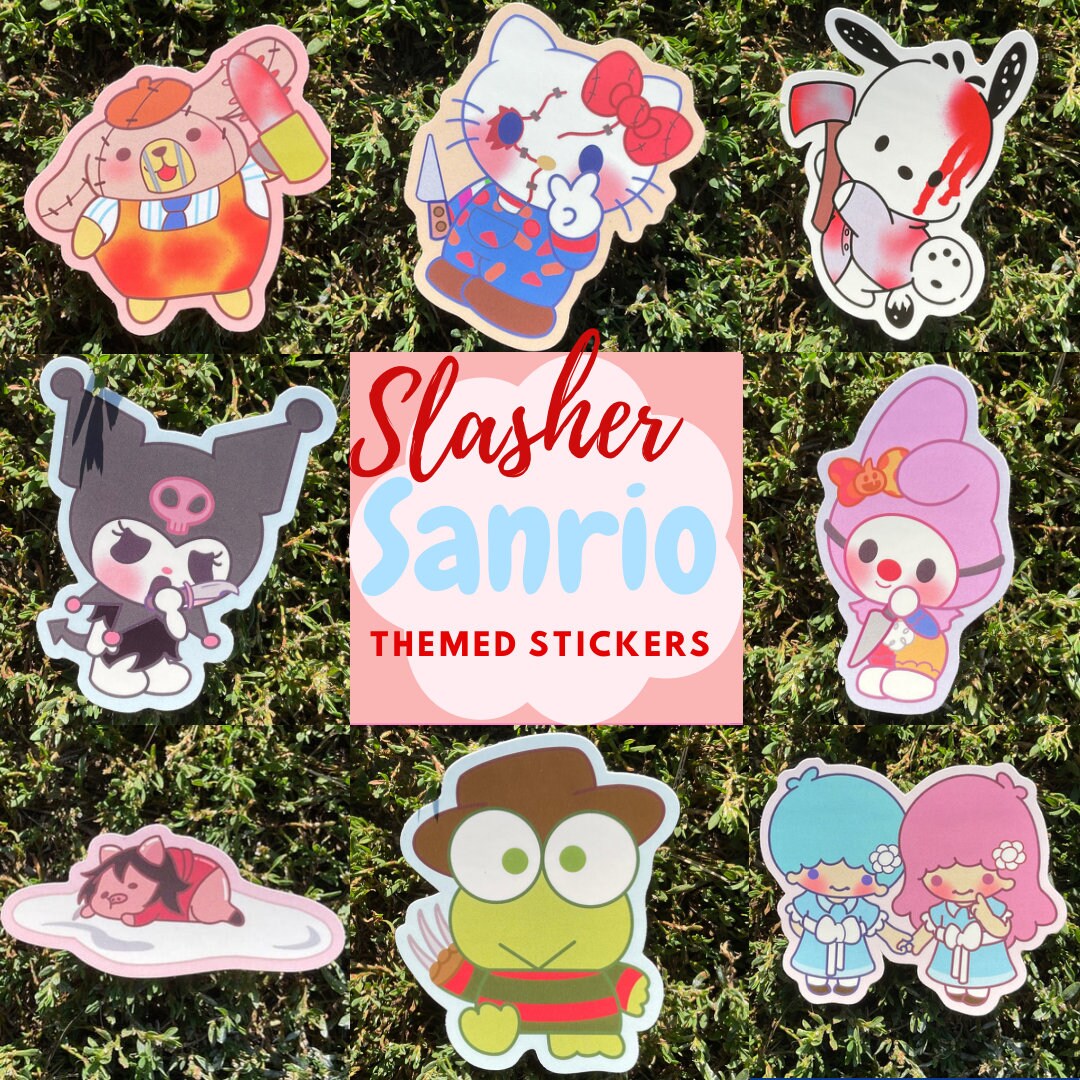 Hello Kitty Halloween Slashers Stickers - Etsy