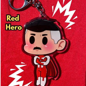 Invincible Epoxy Acrylic Chibi Keychains TV Comic Show - Etsy