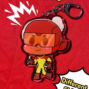 Invincible Epoxy Acrylic Chibi Keychains TV Comic Show - Etsy
