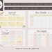 4 Page of Digital Study Planner/ Class Schedule / Printable Planner ...