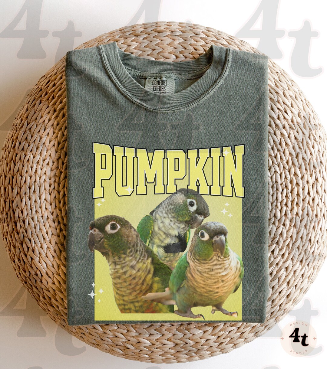 Custom Parrot Collage Shirt: Bird Lover Gift - Etsy