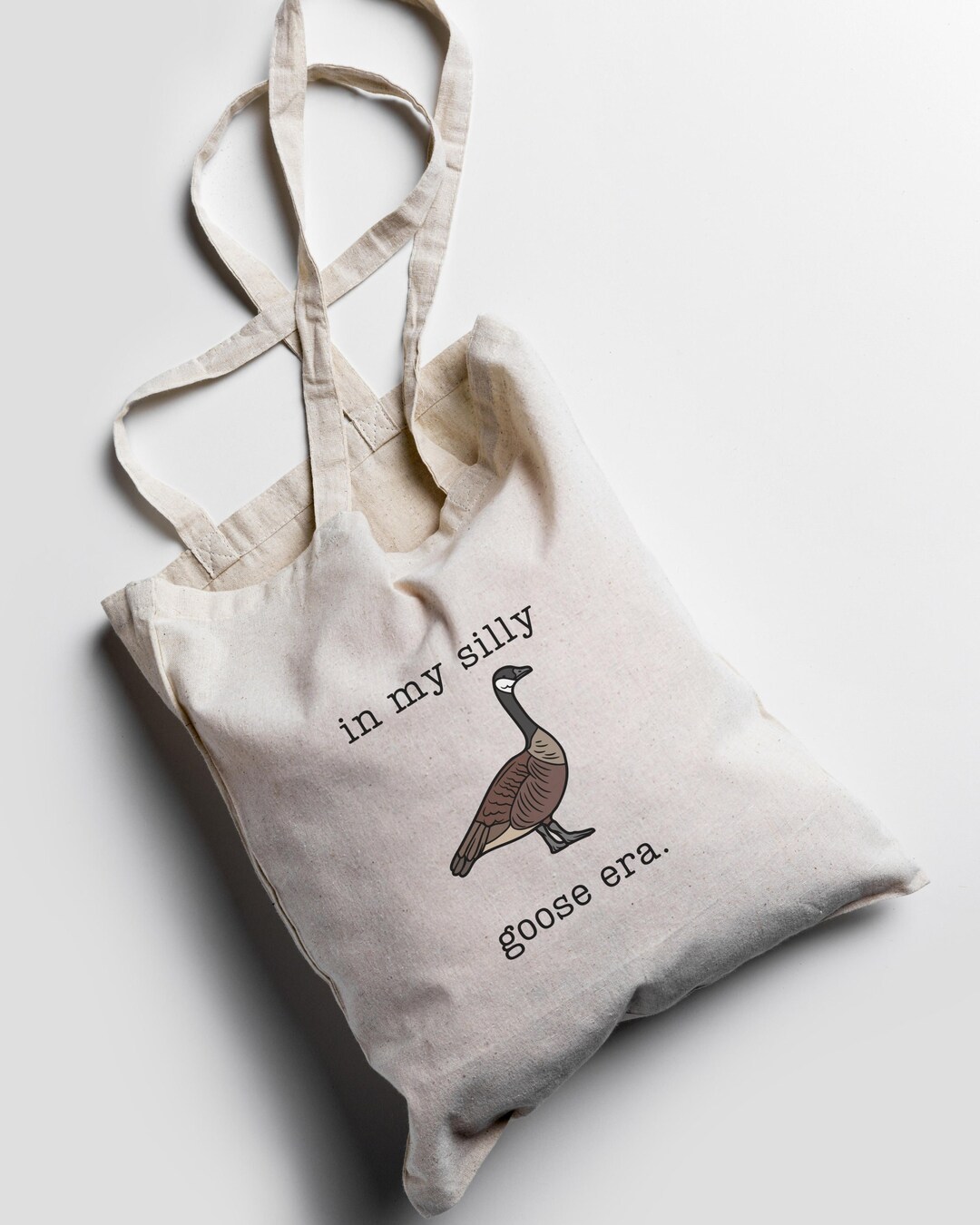 Silly Goose Totebag, in My Silly Goose Era Tote, Eco Friendly Bag ...