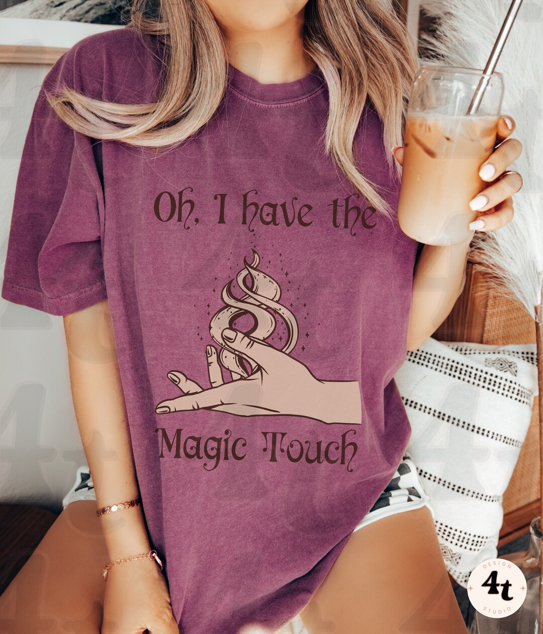 The Magic Touch Shirt, BG3 Gale Baldurs Tshirt, Gale BG3 Gift, RPG Fan ...