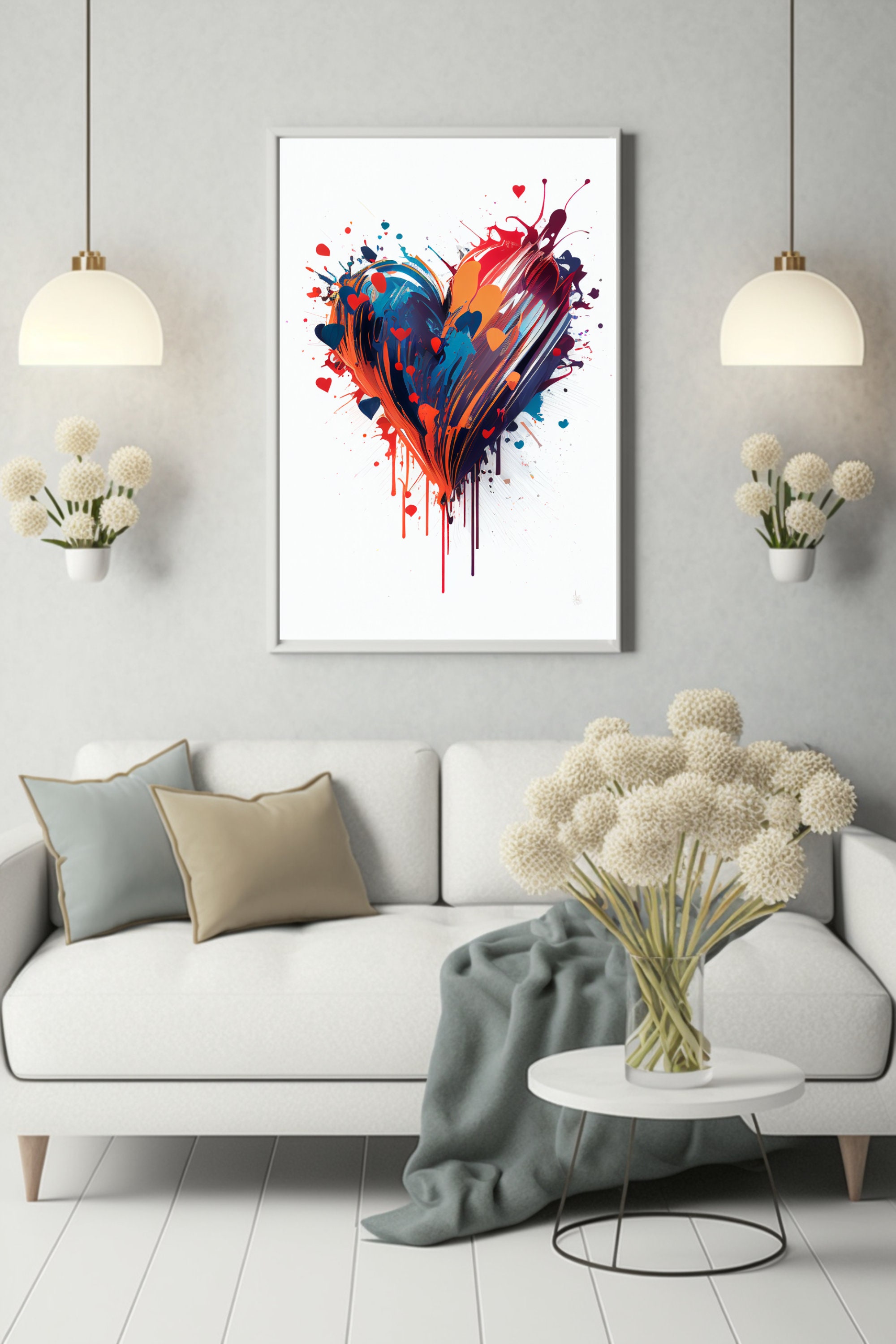 Beautiful Creative Unique Heart Shape Art.. Creative Design!!eye ...