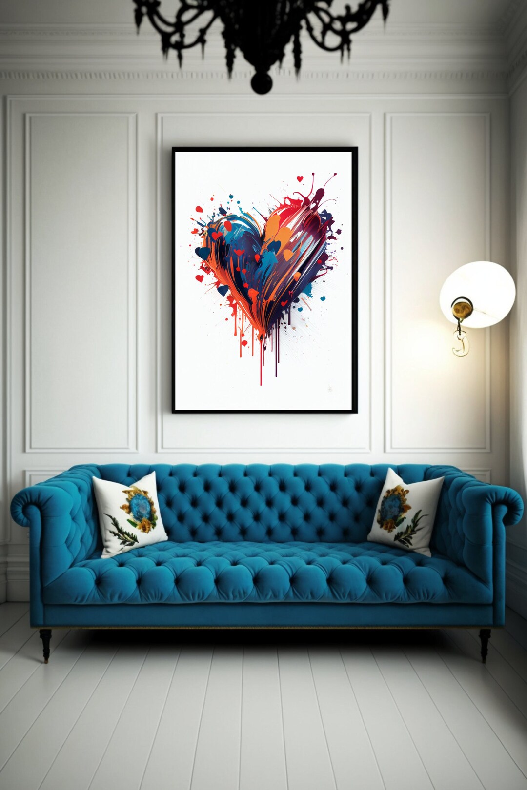 Beautiful Creative Unique Heart Shape Art.. Creative Design!!eye ...