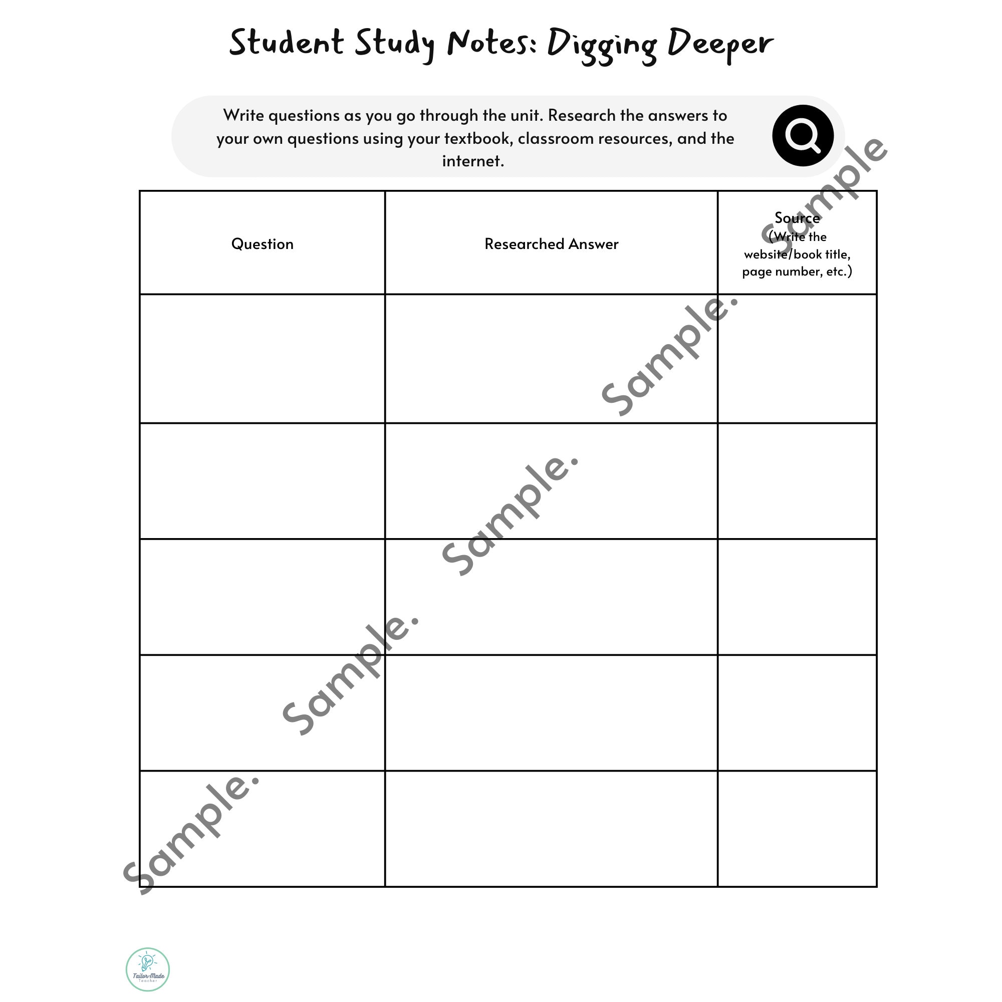 Student Study Notes Pack: History - Etsy