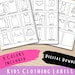 Kids Clothing Labels With Large Pictures, Child Clothes Visual Aid ...