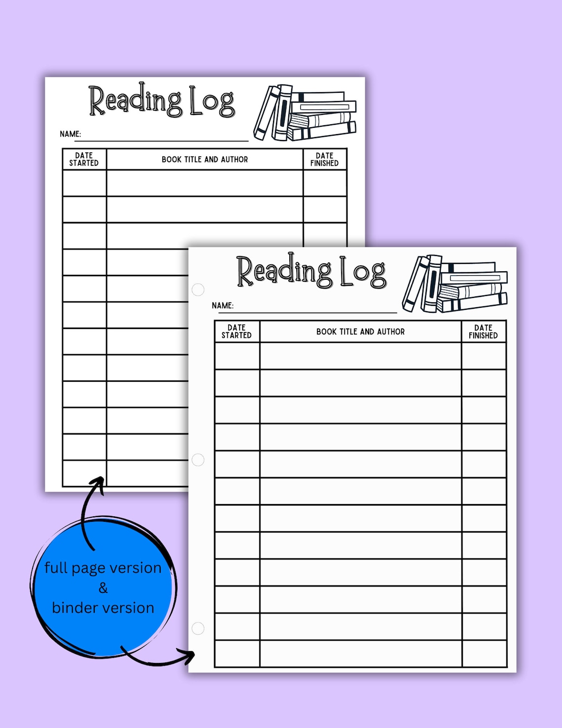 Reading Comprehension Bundle, Reading Log, Homeschool Book Report, Book ...