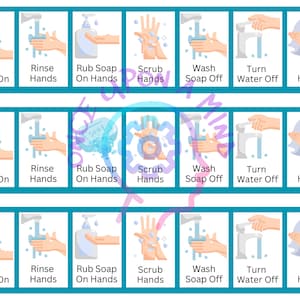 Hand Washing & Toothbrushing Visual Aid: Autism, Special Education ...