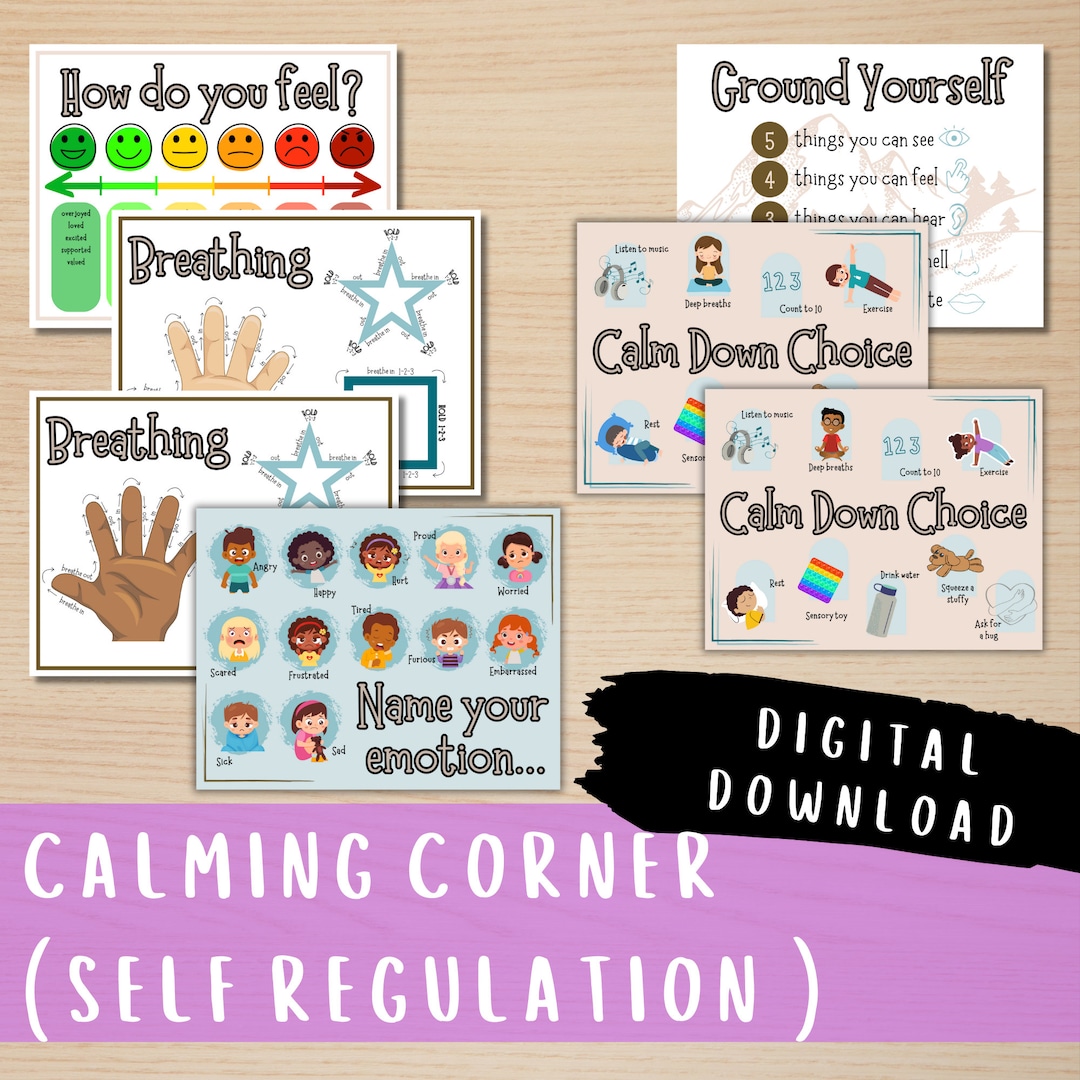Calming Corner, Self Regulation, Anxiety, Kid Feelings, Calm Down ...