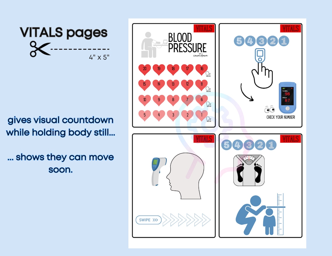 Autism Doctor Social Story, Medical Exam Visual Guides, Visual Schedule ...