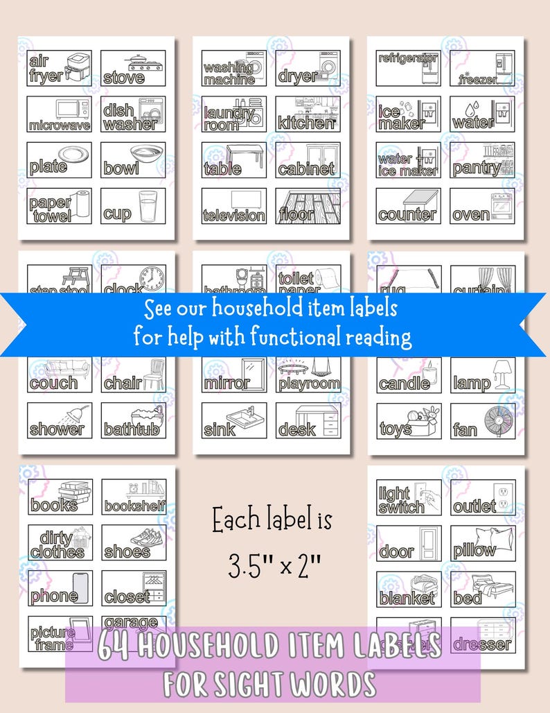 Clothing Labels, Closet Drawer Labels, Dresser Drawer Labels, Printable ...