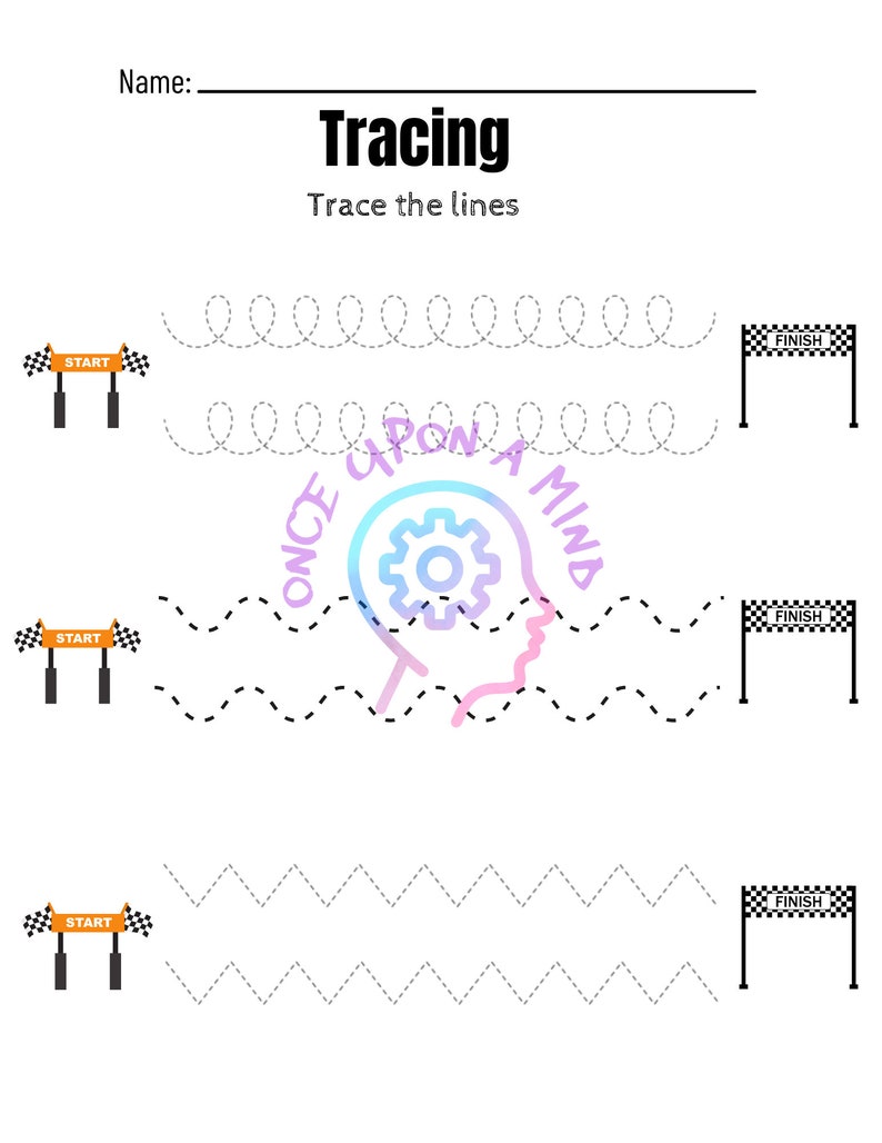 Tracing Bundle for Preschool, numbers, Letters, Shapes, Lines, Fine ...
