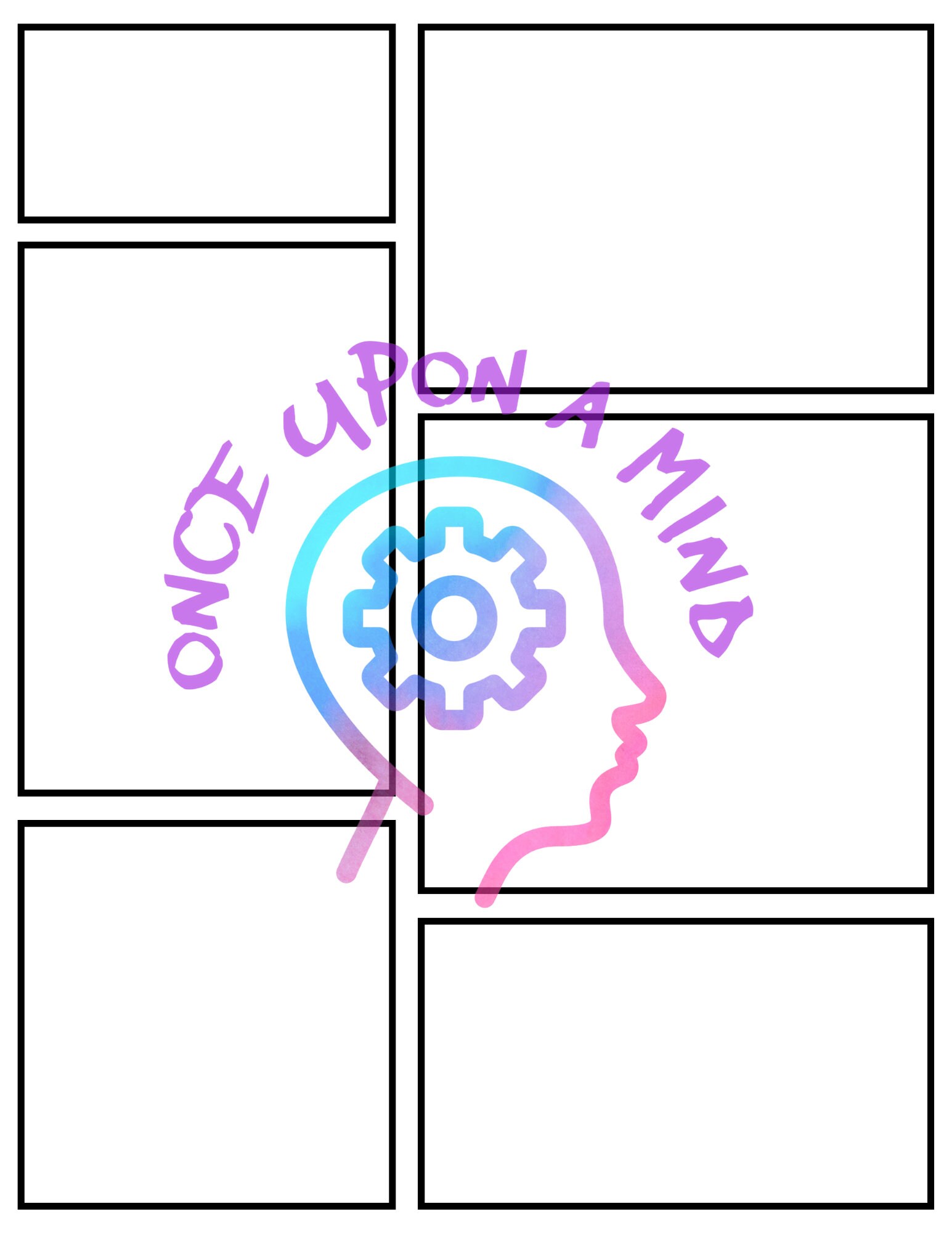 Printable Blank Comic Book Templates: Comic Drawing (digital Download ...