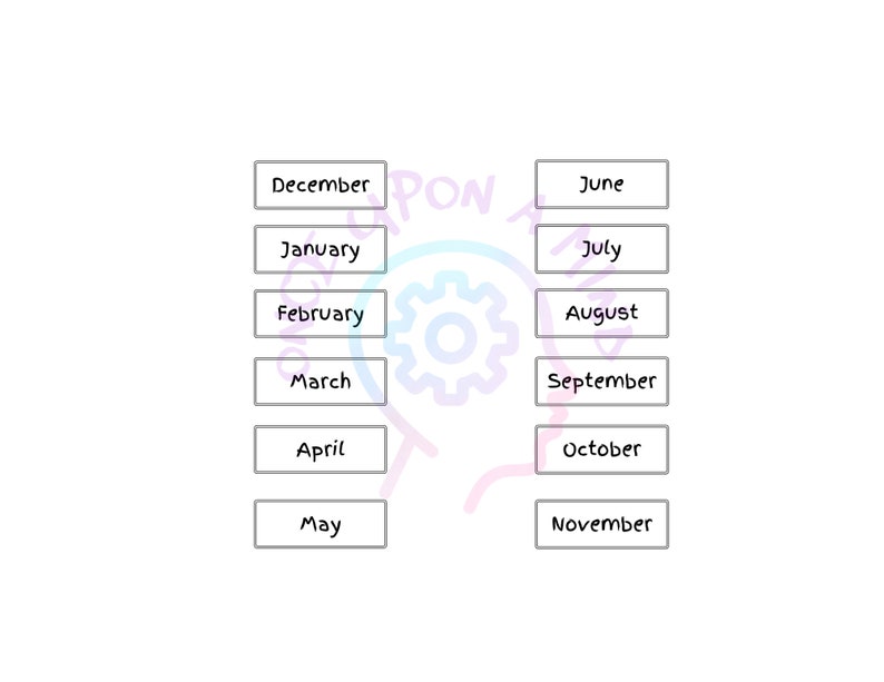 Seasons Worksheet, Season Matching Months, Months Activity - Etsy