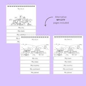 Where I Live Flipbook, Homeschool Geography, Learn Your Address ...