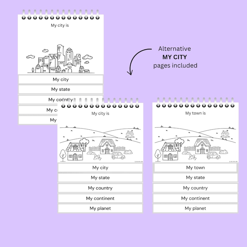Where I Live Flipbook, Homeschool Geography, Learn Your Address ...