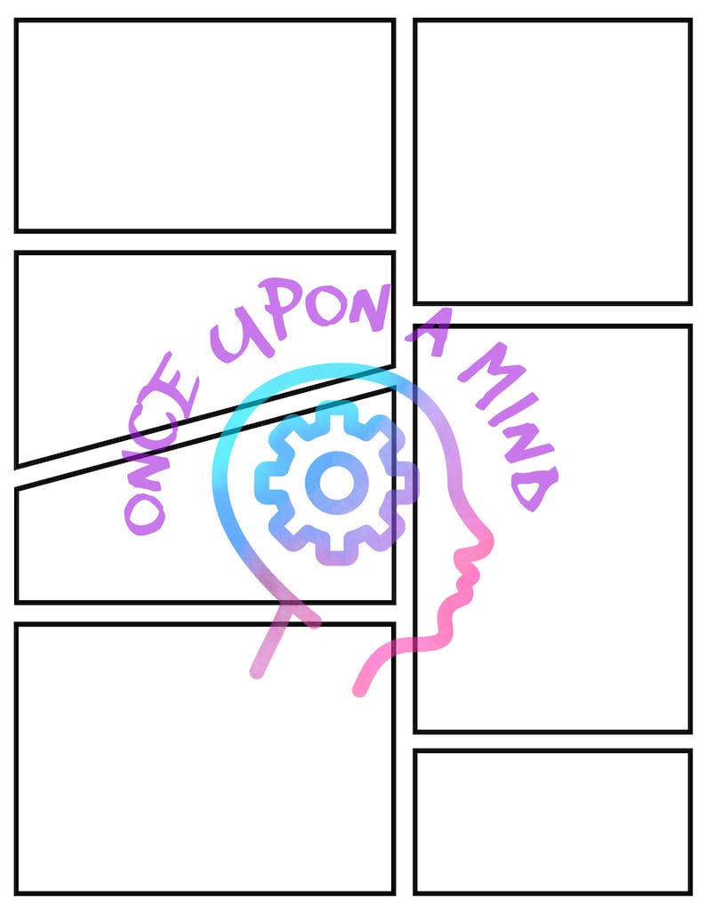 Printable Blank Comic Book Templates: Comic Drawing (digital Download ...