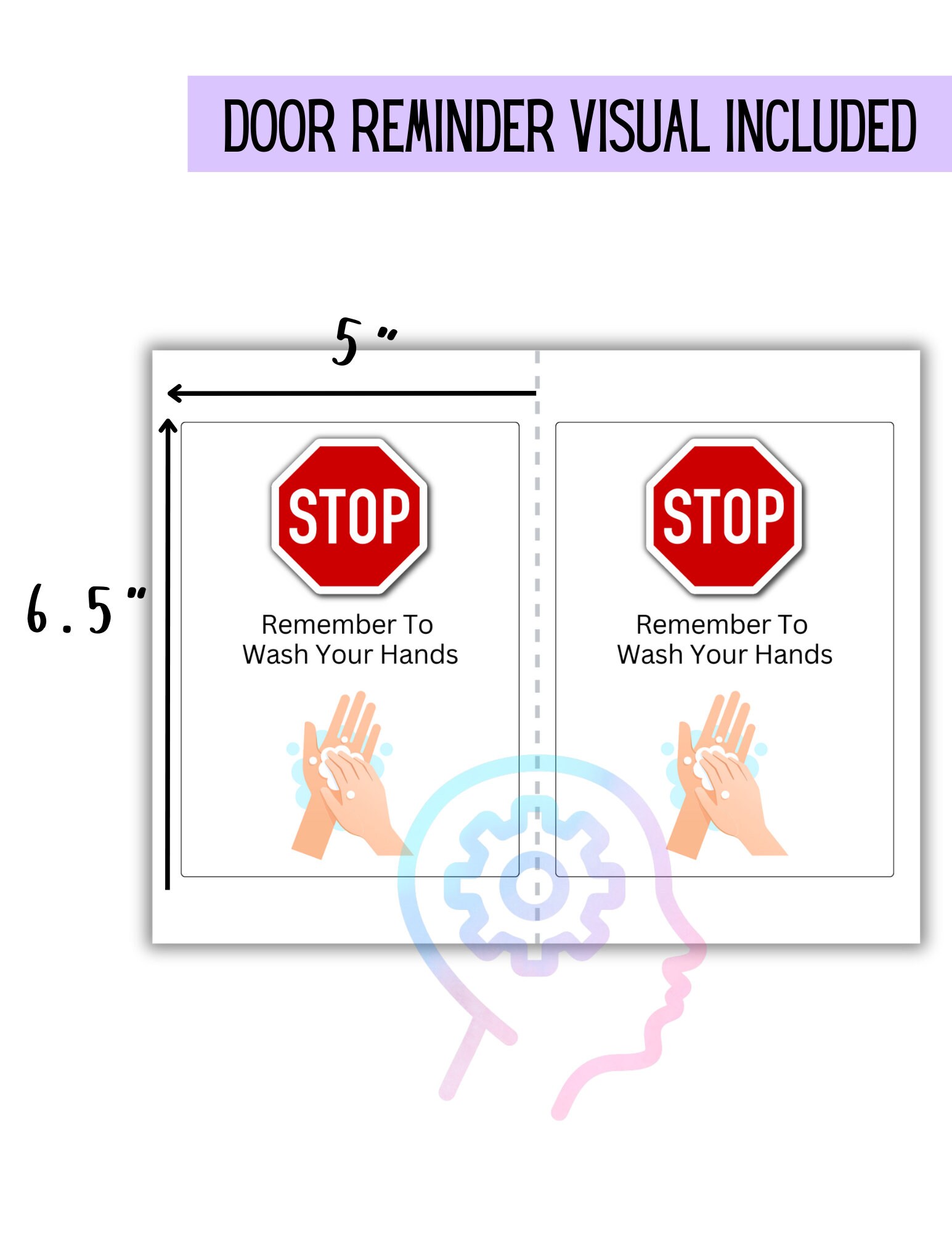 Bathroom Visual Aid, Potty Training, Gender Neutral Special Education ...