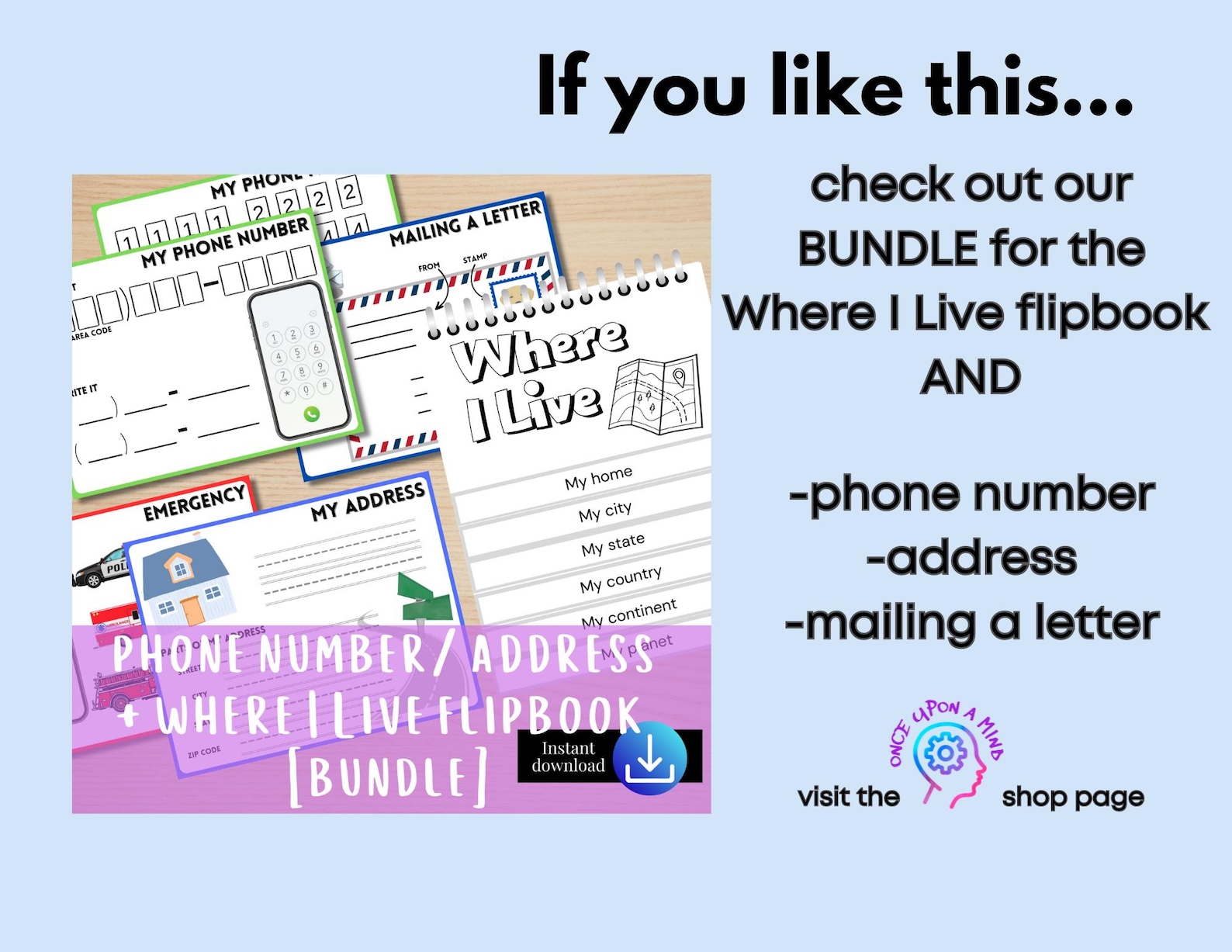 Where I Live Flipbook, Homeschool Geography, Learn Your Address ...