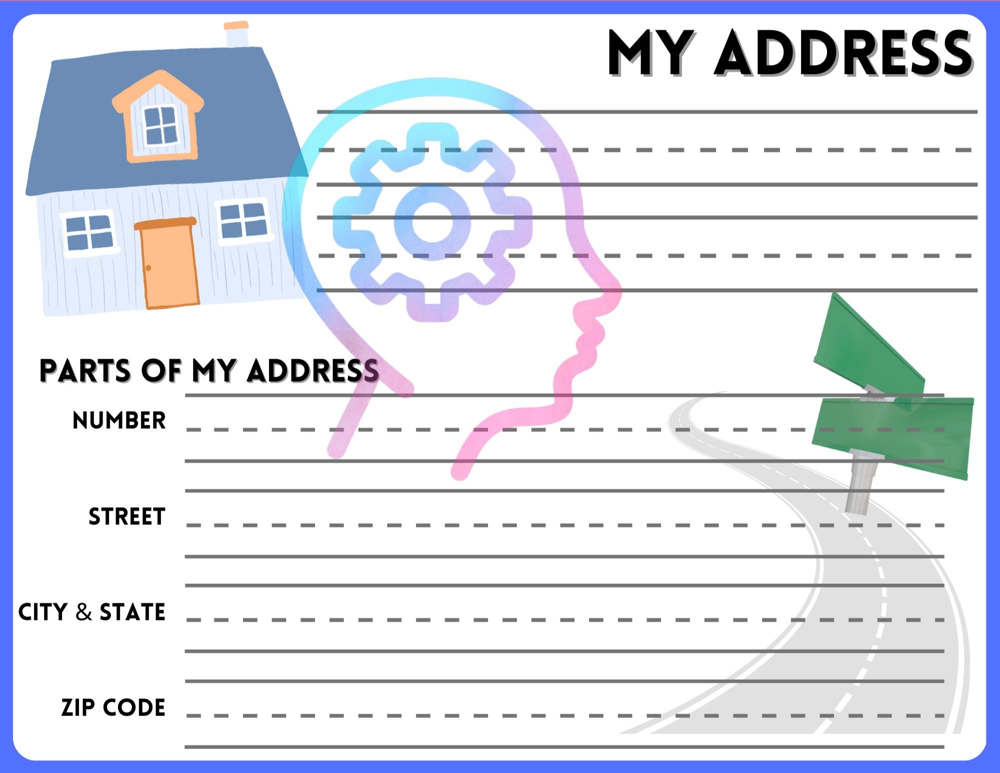 Learning Phone Number, Learning Address Life Skills Bundle, Emergency ...